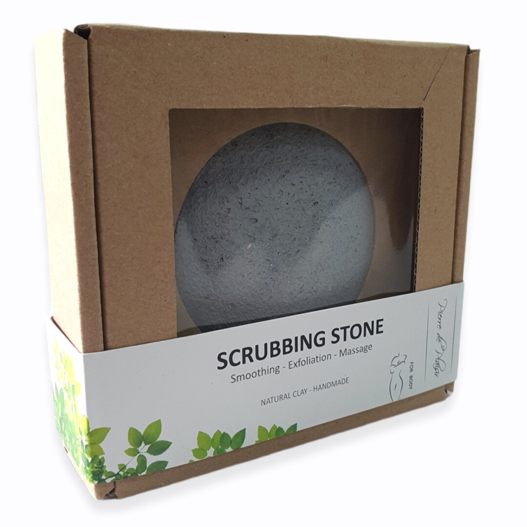 Natural Scrubbing Stone for the Body Grey 90g - Etsy UK