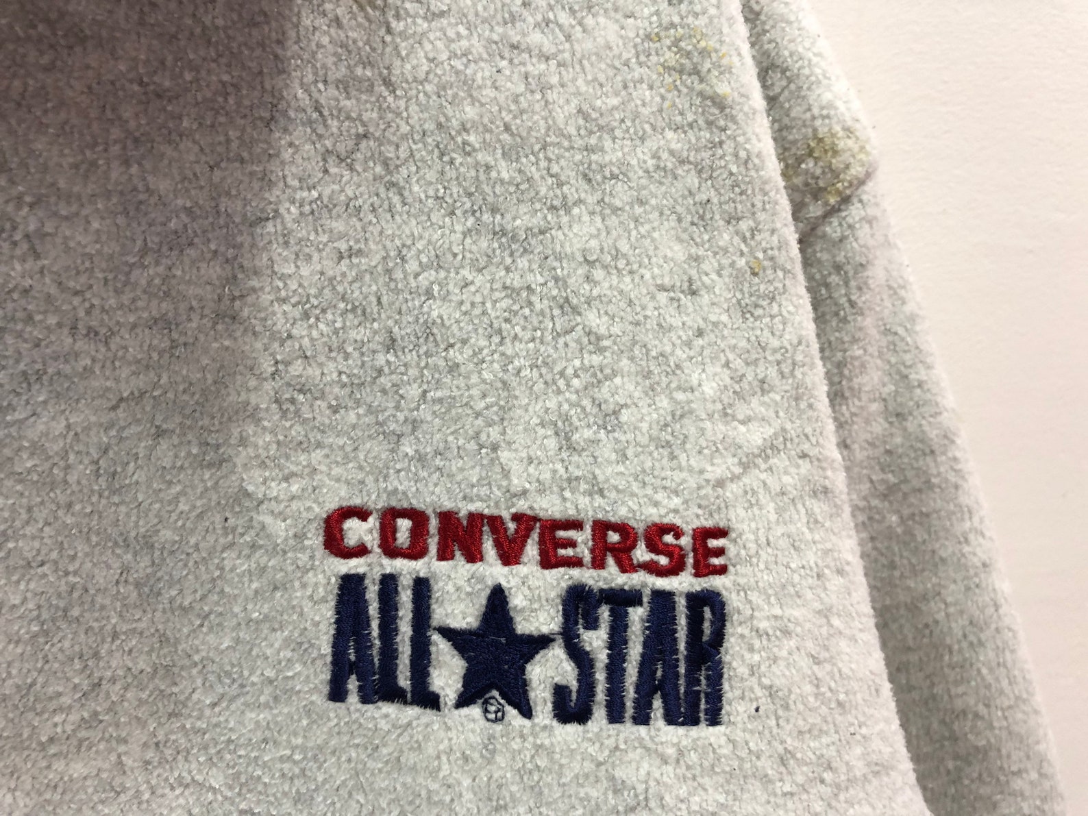 Converse All Star Spellout Embroidery Pullover Jumper Sweater Hoodie ...