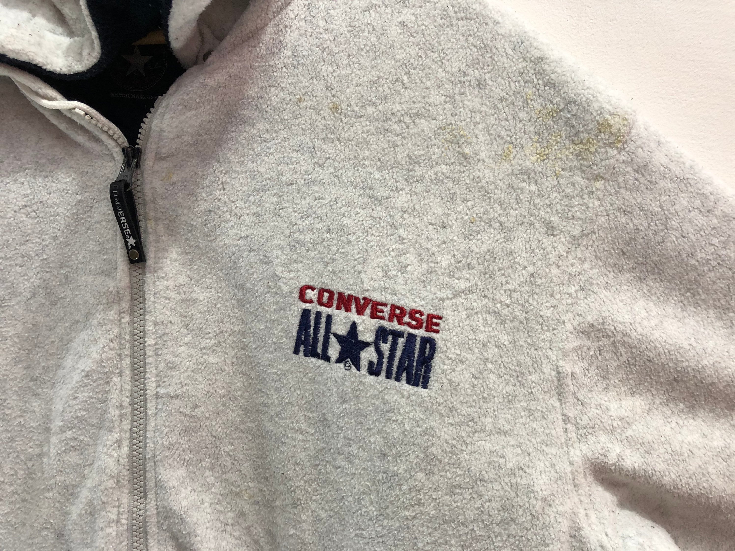 Converse All Star Spellout Embroidery Pullover Jumper Sweater Hoodie ...