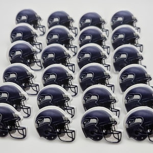 24 Seattle Seahawks NFL Football Cupcake Rings Toppers Free Shipping - Etsy