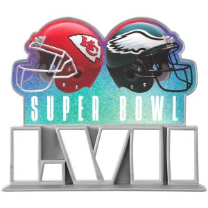 New Superbowl Super Bowl LVII Chiefs Eagles Helmet Football Cake Layon ...