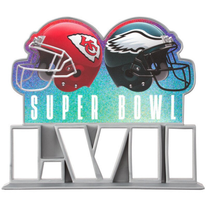 New Superbowl Super Bowl LVII Chiefs Eagles Helmet Football - Etsy