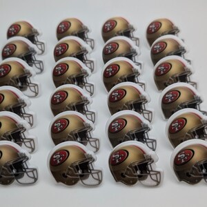 24 San Francisco 49ers NFL Football Cupcake Rings Toppers Free Shipping ...