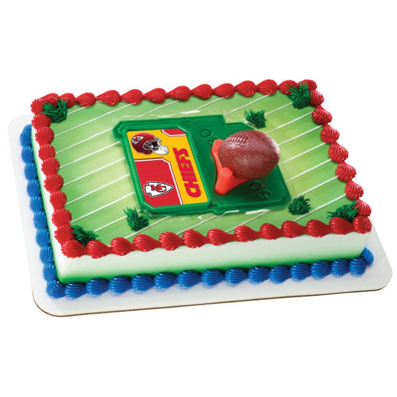 Kansas City Chiefs Football Superbowl Cake Topper Decoration - Etsy