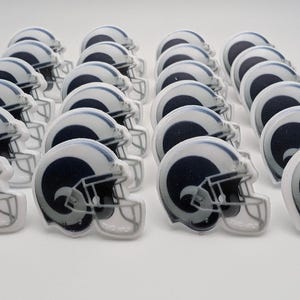 24 Los Angeles Rams NFL Football Cupcake Rings Toppers - Etsy