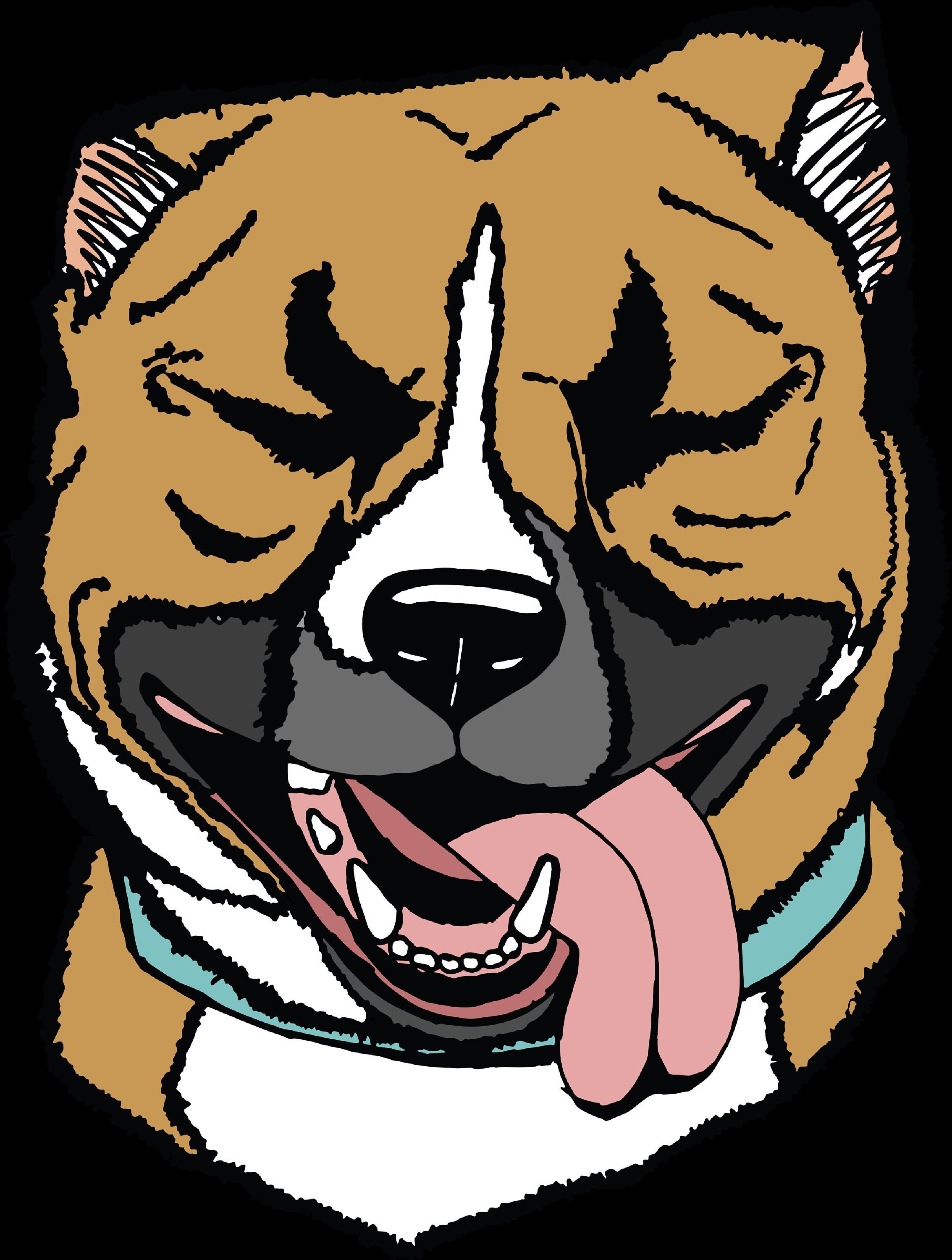 Pit Bull Dog Coloring Page || Adult Coloring Page - Etsy
