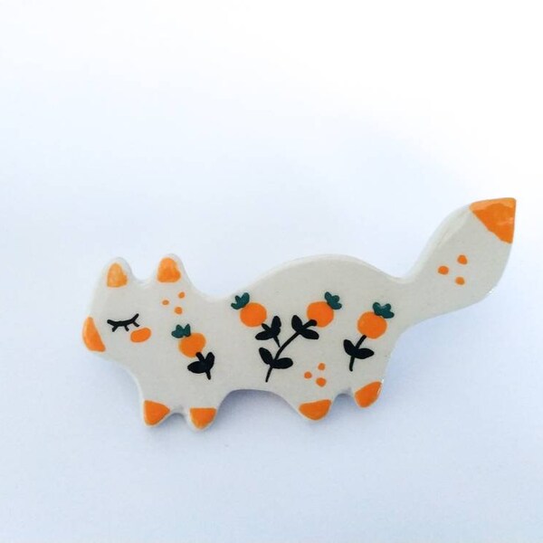 Ceramic Brooch - Etsy