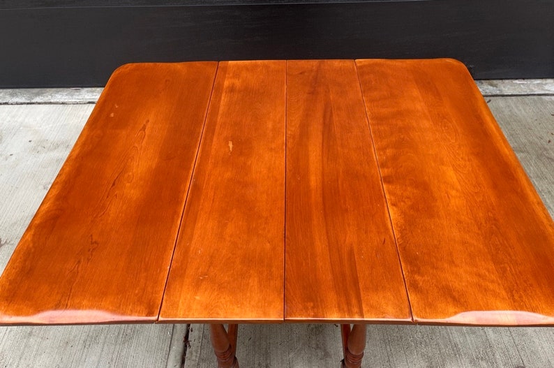 Vintage Cushman Colonial Herman Devries Maple Butterfly Dining Table - Etsy