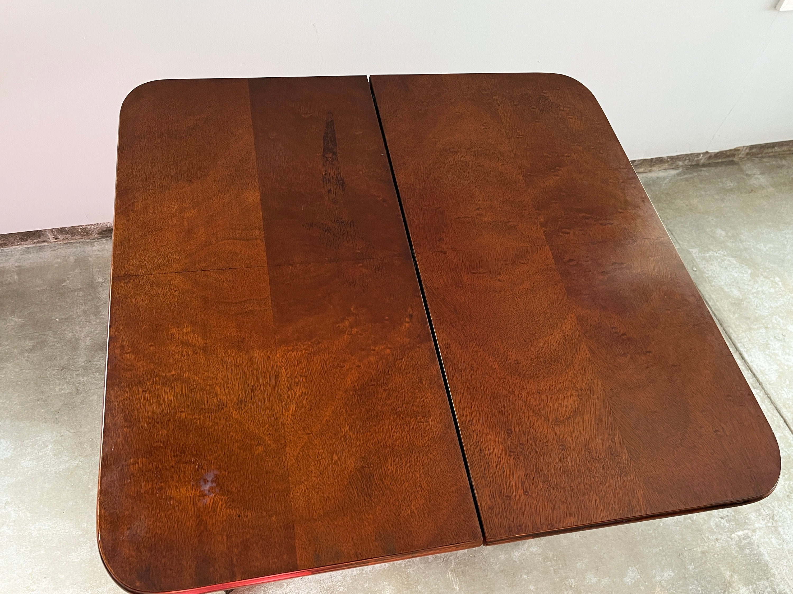 C. 19th Century Antique English Lyre Game Table - Etsy