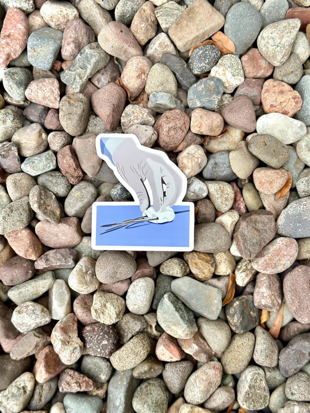 Sponge Stick Sticker, Making a Surgical Sponge Stick Vinyl Sticker - Etsy