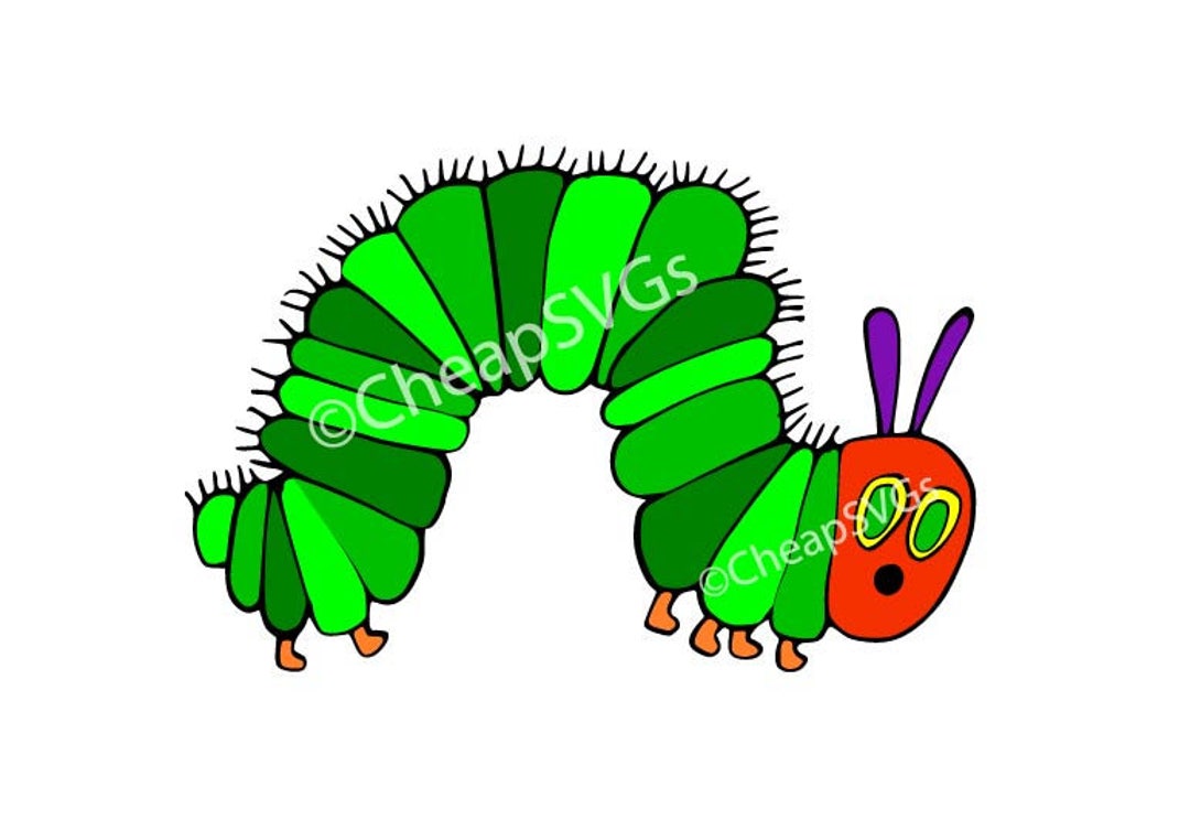 Very Hungry Caterpillar SVG PNG DXF File Digital Download for Cricut ...