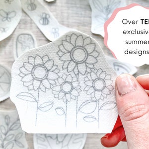 Summer Embroidery Stick and Stitch, Embroider Clothes Kit, Embroidery ...