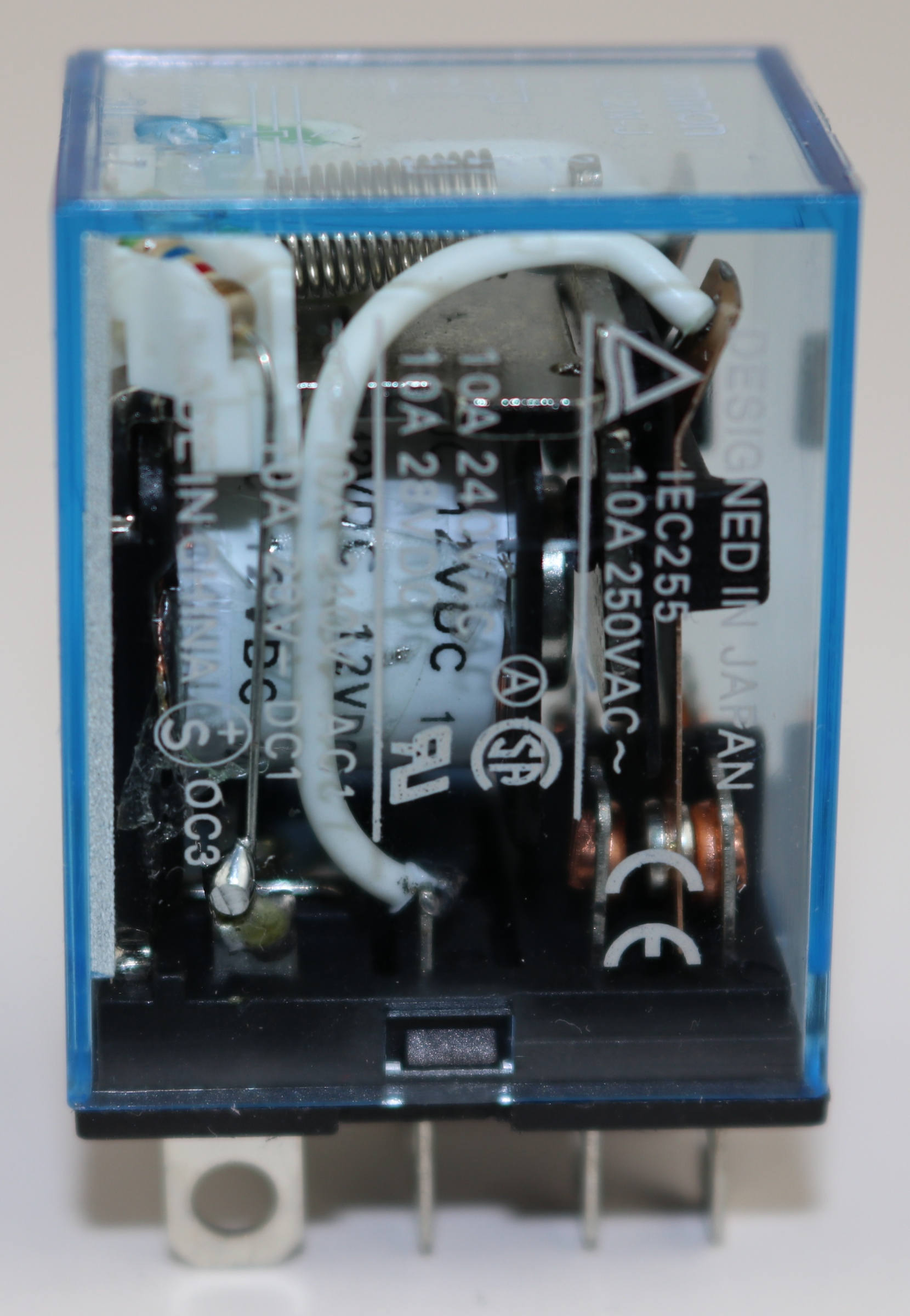 12VDC DPDT Relay with Flyback Diode | Etsy