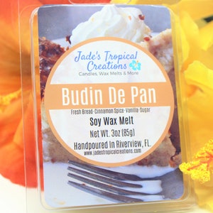 Bread Pudding Wax Melt, Budin De Pan, Puerto Rican Gift, Cake Wax Melt ...