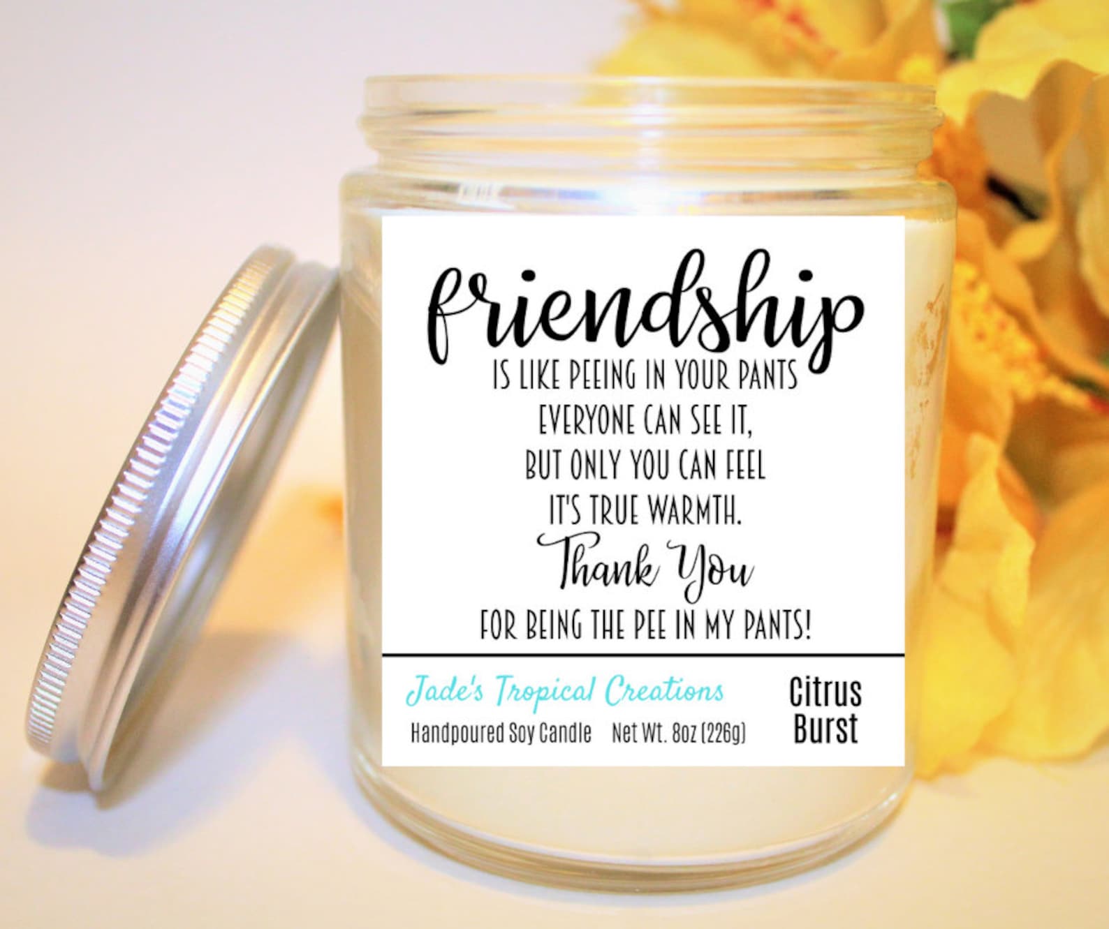 Funny Friendship Candles Gift for Friends Friends Are Like | Etsy