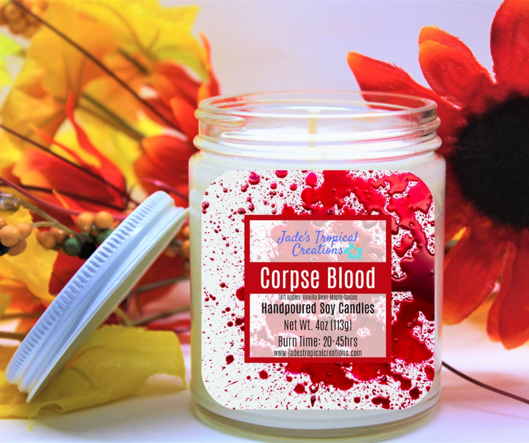 Blood Bath Candle Gift for Her Bloody Gift Gift for Goth - Etsy