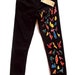 Birds Jeans-hand Painted Jeans-women's Handmade Blue Denim-tropical ...