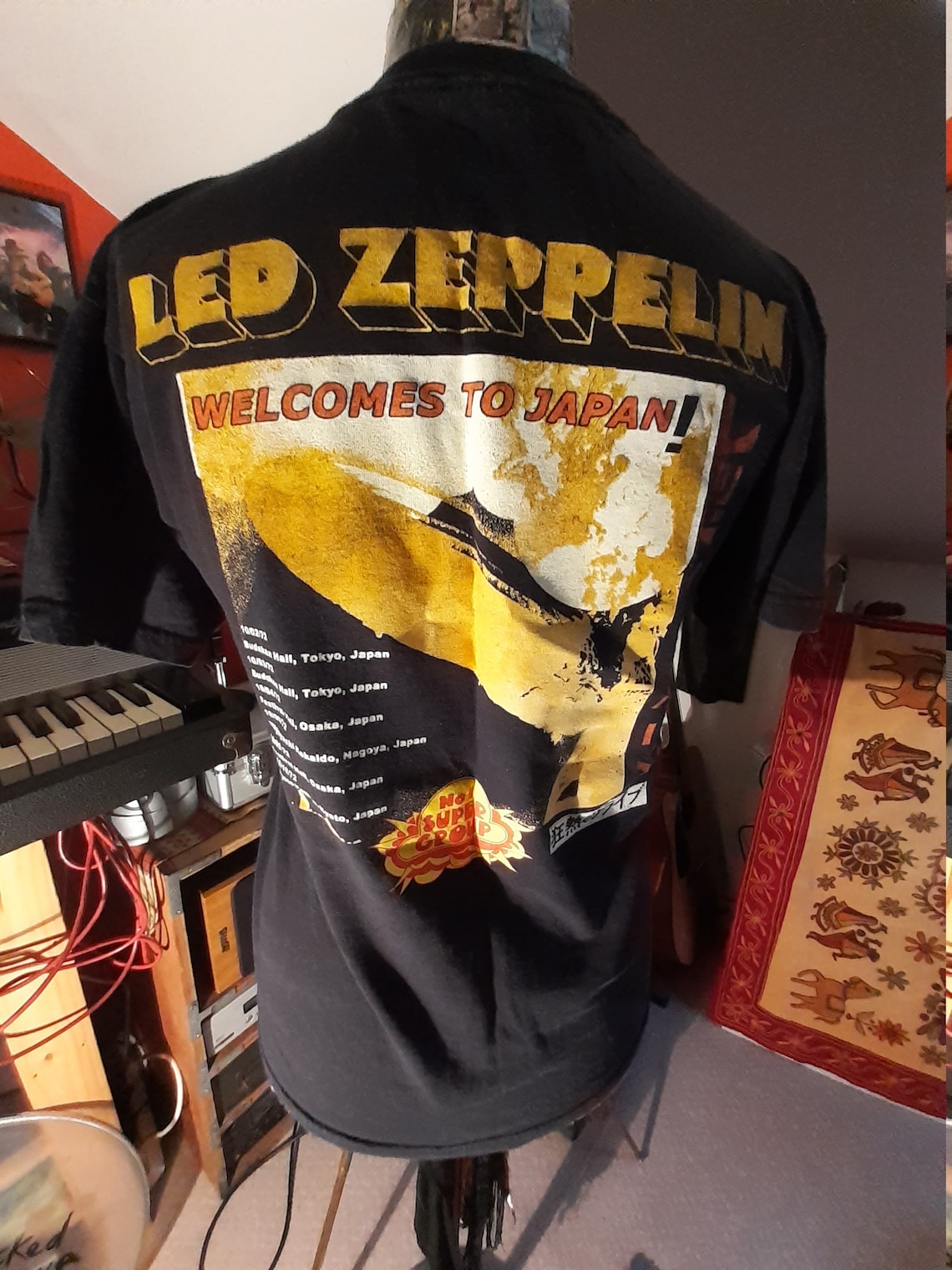 Led Zep Band T Shirt. Vintage Rock Band Tee Live in Japan | Etsy