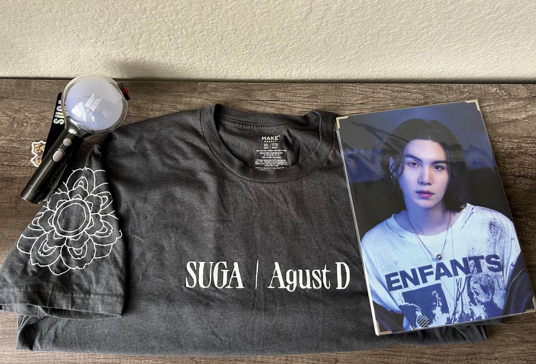SUGA Agust D Tour Lotus Shirt - Etsy