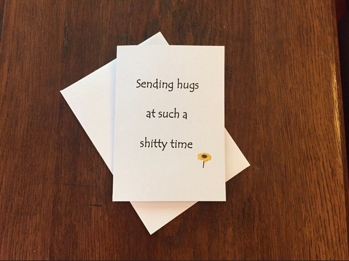 Funny Sympathy Cardfunny Cardthinking of You Cardcondolence - Etsy