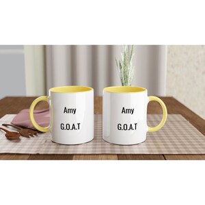 Funny Amy Mug, Amy Goat, Funny Amy Gift, Mug for Amy, Amy Mug, Amy Mugs ...