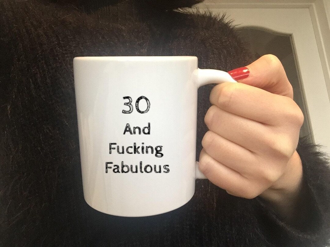 30th Birthday Mug: Funny Dirty Thirty Gift for Her - Etsy
