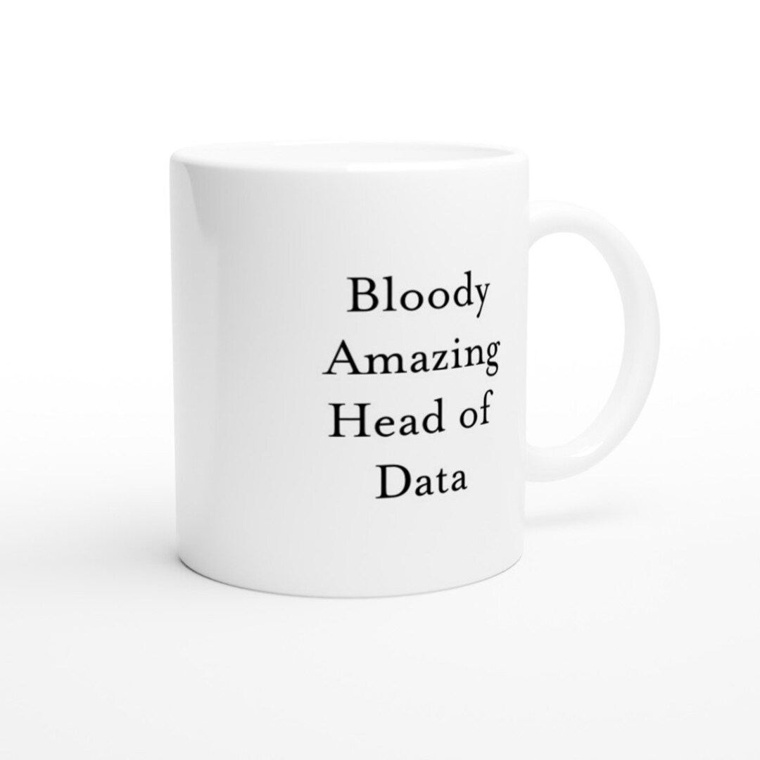 Head of Data Mug Gift Handmade Mug 15 Oz Mug - Etsy
