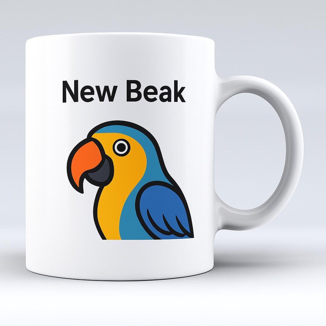 Nose Job Recovery Mug- Funny Rhinoplasty Gift - Parrot New Beak ...