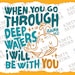 Kids Through Deep Waters SVG, Christian Ocean Cut File for Boys ...
