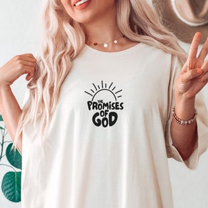 Promises of God Hoodie Design Svg, Retro Christian Sublimation, Bible ...