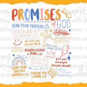 Promises of God Hoodie Design Svg, Retro Christian Shirt Sublimation ...