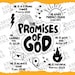 Promises of God Hoodie Design Svg, Retro Christian Sublimation, Bible ...