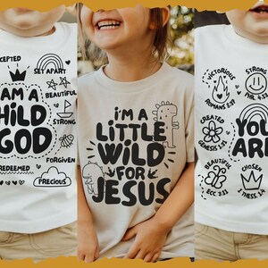 Ultimate Christian Kids SVG Bundle, Bible Shirt Designs for Kids ...