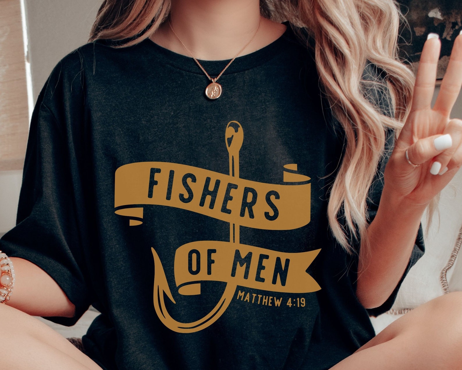Fishers of Men Shirt SVG, Followers of Jesus Clipart, Matthew Quote SVG ...