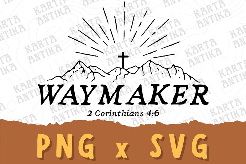 Waymaker Shirt SVG, Religious Sublimation Design, Minimal Bible Quote ...