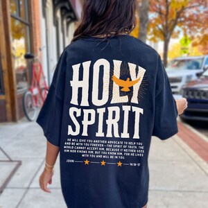 Vintage Holy Spirit Hoodie Design Svg, Retro Christian Streetwear, Men ...