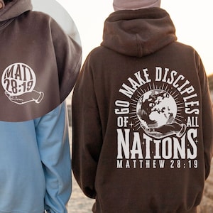 Go Make Disciples Hoodie Design Svg, Retro Christian Sublimation ...