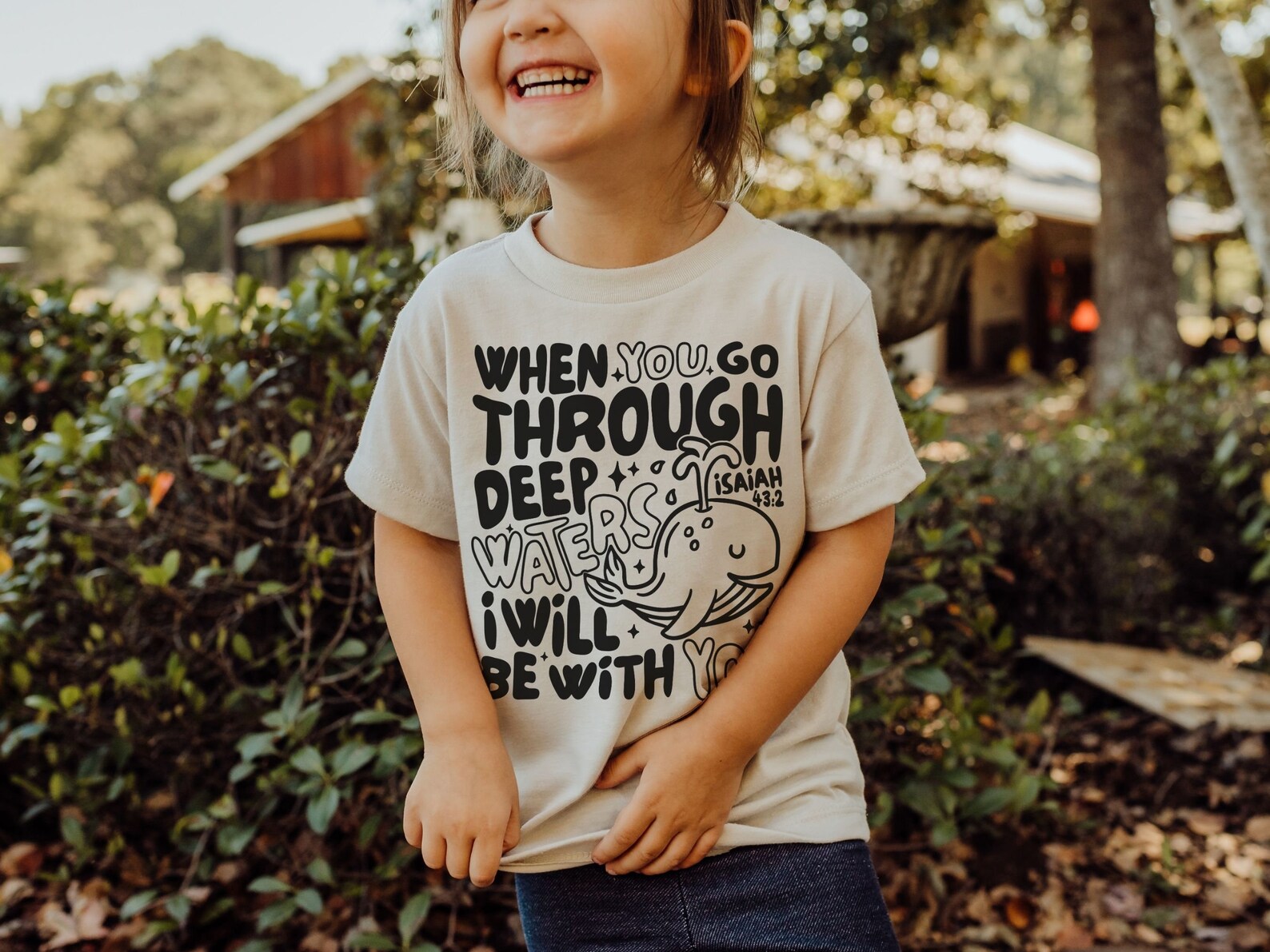 Kids Through Deep Waters SVG, Christian Ocean Cut File for Boys ...