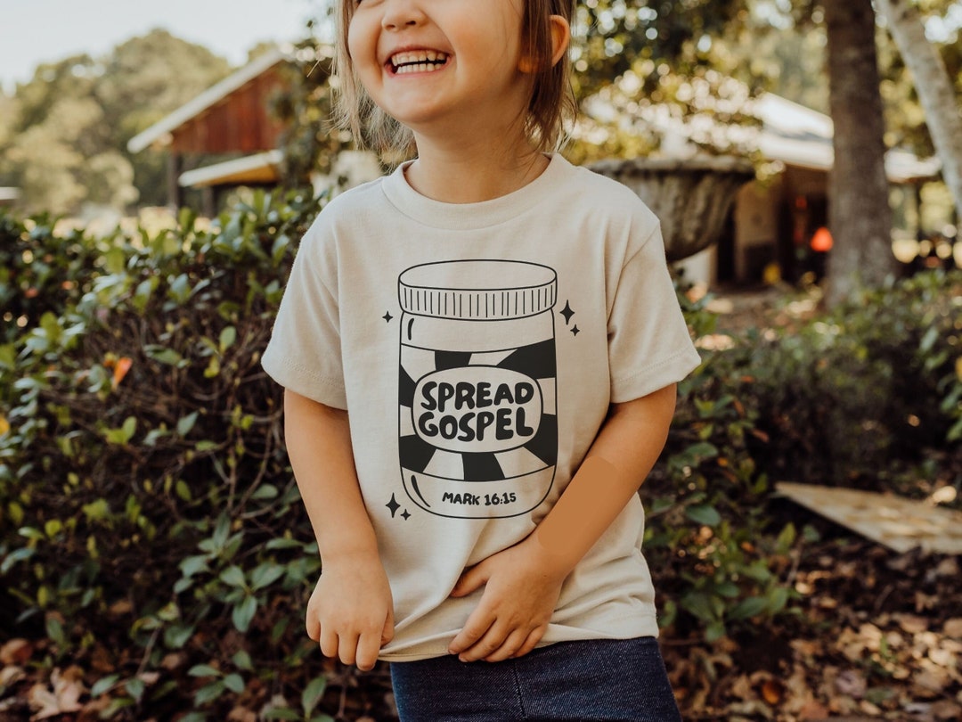 Spread Gospel Tshirt SVG, Christian Shirts Cut File for Kids, Biblical ...