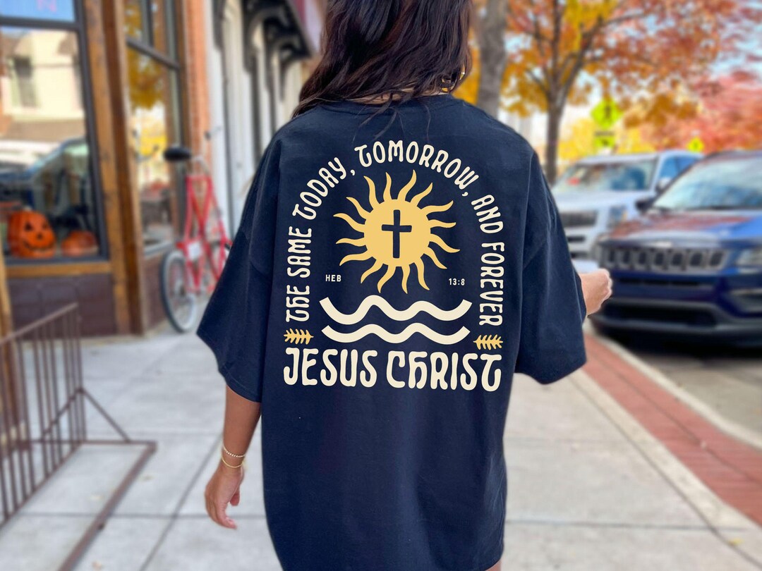 Retro Jesus Christ Shirt Design Svg, Christian Streetwear Sublimation ...