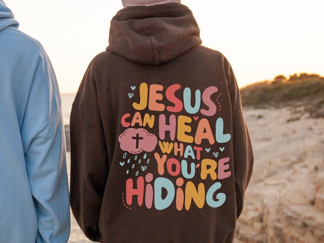Jesus Can Heal You Hoodie Design Svg, Retro Christian Sublimation, Cute ...
