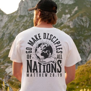 Go Make Disciples Hoodie Design Svg, Retro Christian Sublimation ...