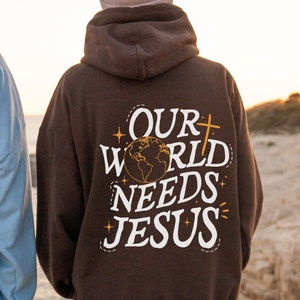Our World Needs Jesus Vintage Design Svg, Retro Christian Sublimation ...