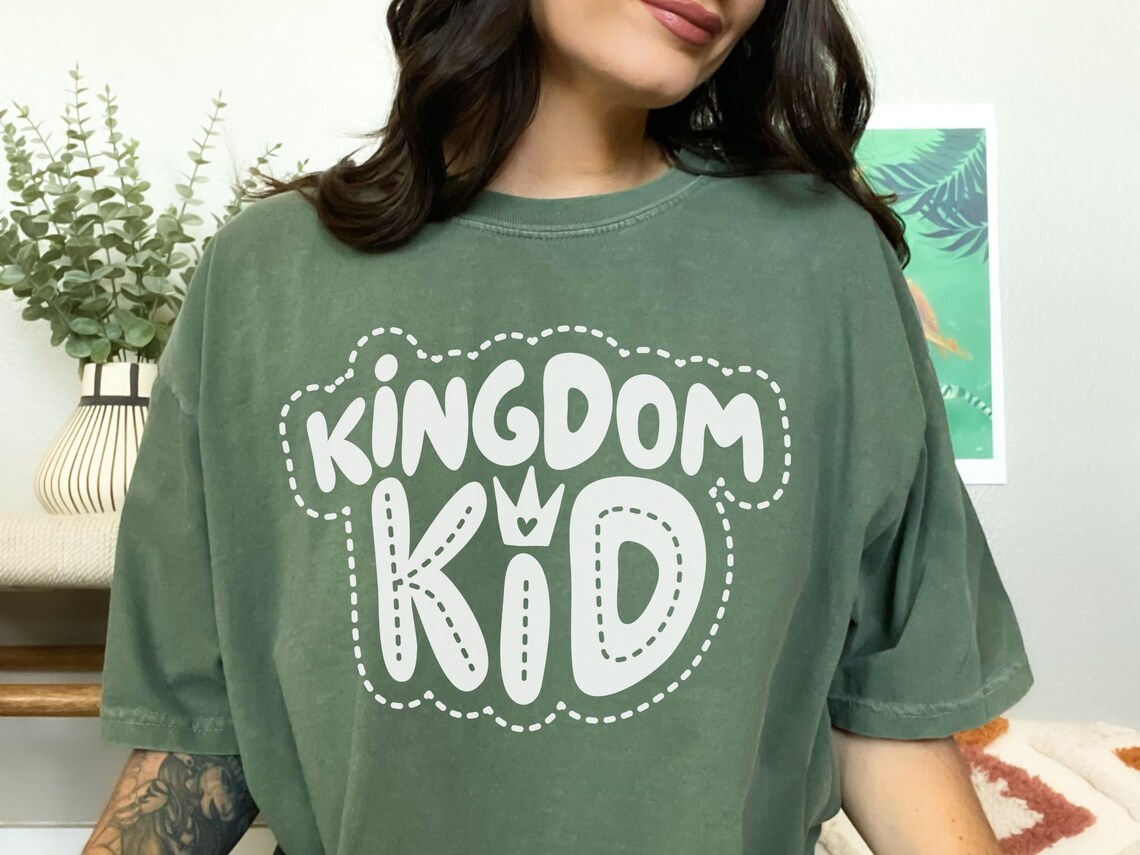 Kingdom Kid Tshirt SVG, Christian Shirts Cut File for Kid, Biblical ...