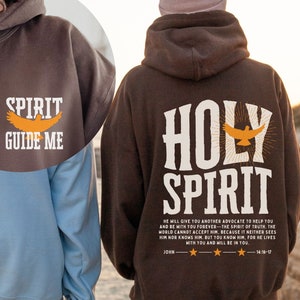 Vintage Holy Spirit Hoodie Design Svg, Retro Christian Streetwear, Men ...