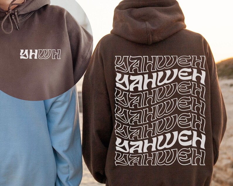 Yahweh YHWH Hoodie Design Svg Retro Christian Sublimation - Etsy