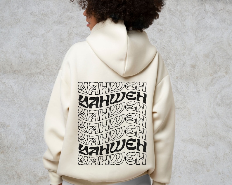 Yahweh YHWH Hoodie Design Svg Retro Christian Sublimation - Etsy
