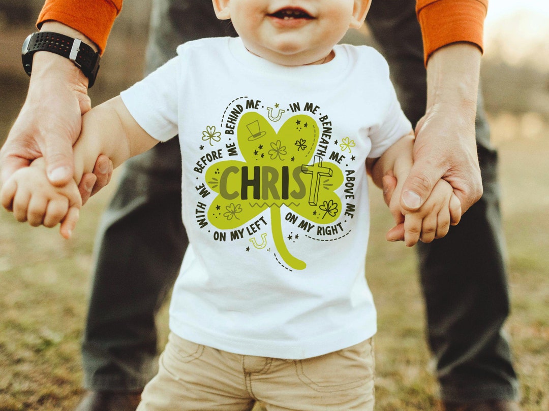 Retro Kids St. Patrick's Day Svg, Christian Clover Shirt Sublimation ...