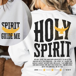 Vintage Holy Spirit Hoodie Design Svg, Retro Christian Streetwear, Men ...