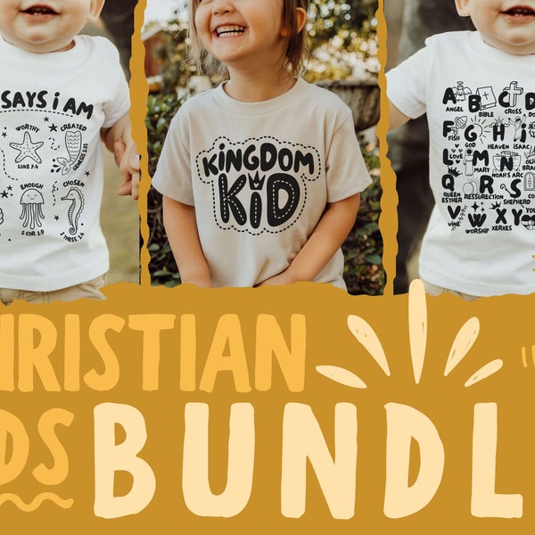 Kids Christian Tee - Etsy